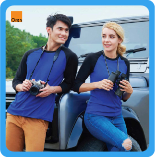 Raglan Oren Sport - Kilang Baju